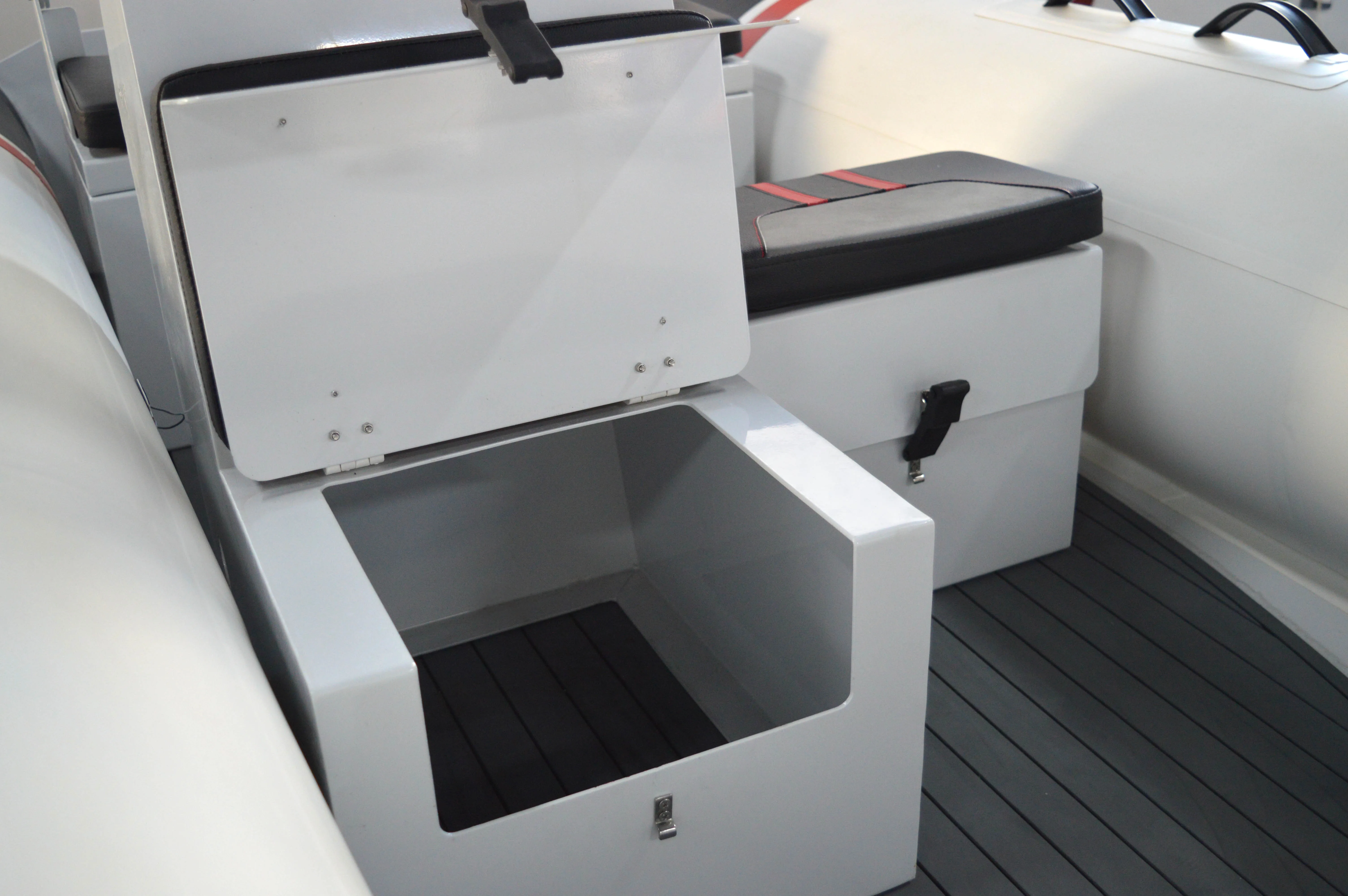 Reach-Sea 12.5ft Capacity 6 Persons Aluminum RIB Inflatable Boat with ...