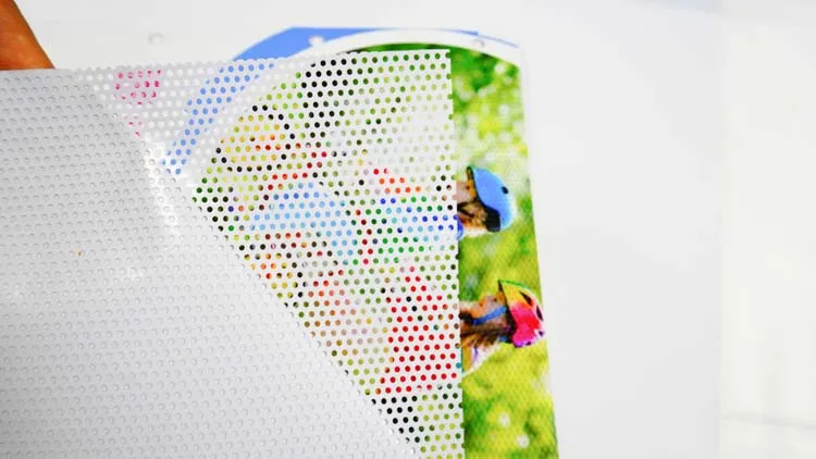 PVC Vinyl Rolls Printable Glass Window Perforated Vinyl Sticker One Way ...