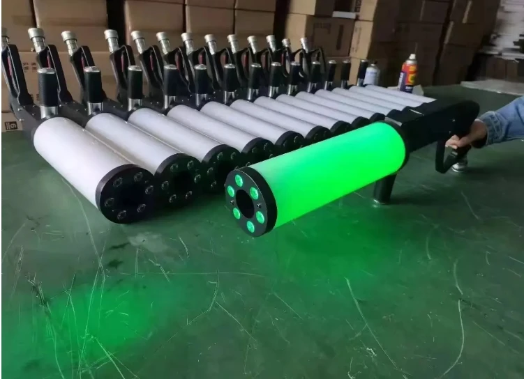 Topflashstar CO2 Cannon Gun - LED Atmosphere Smoke Air Gun