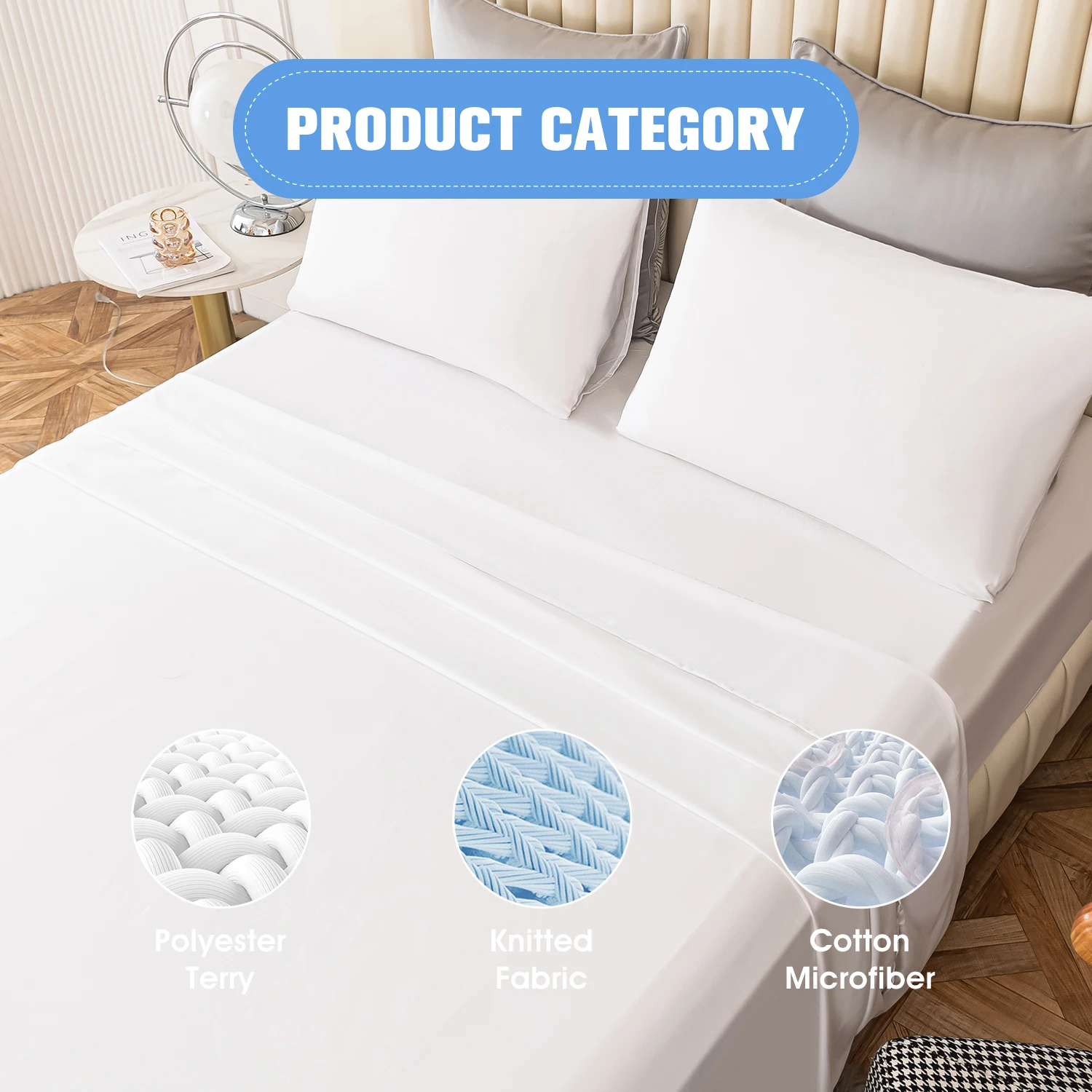 King Size Sheet Set Bedding Set Bed Sheets Fabrics Set For Kids Piece ...