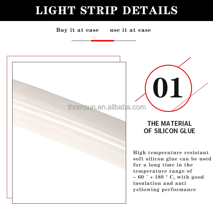 Flexible LED Neon Flex Lights - 24VDC 40mm Round IP67 Waterproof