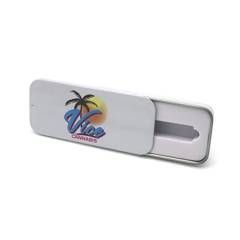 Custom Printing Slider Mini Slide Packaging Metal Tin Box