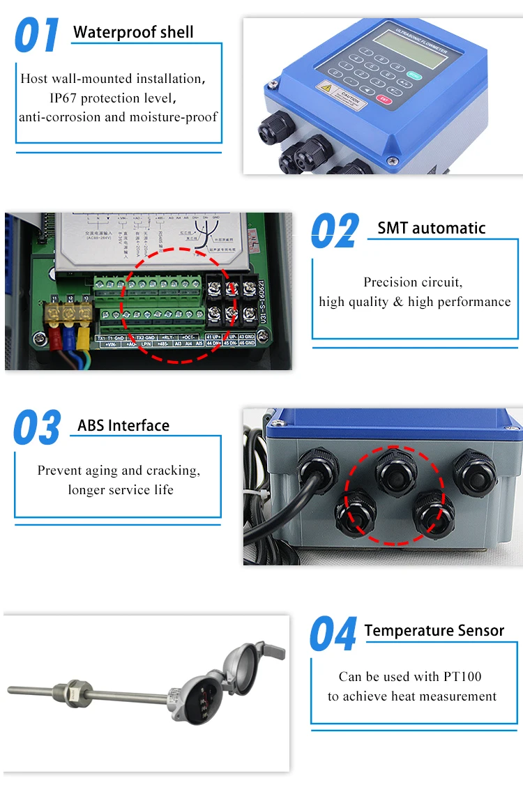 Ultrasonic Flow Meter With Data Logger Flowmeter Diesel Fuel Oil ...