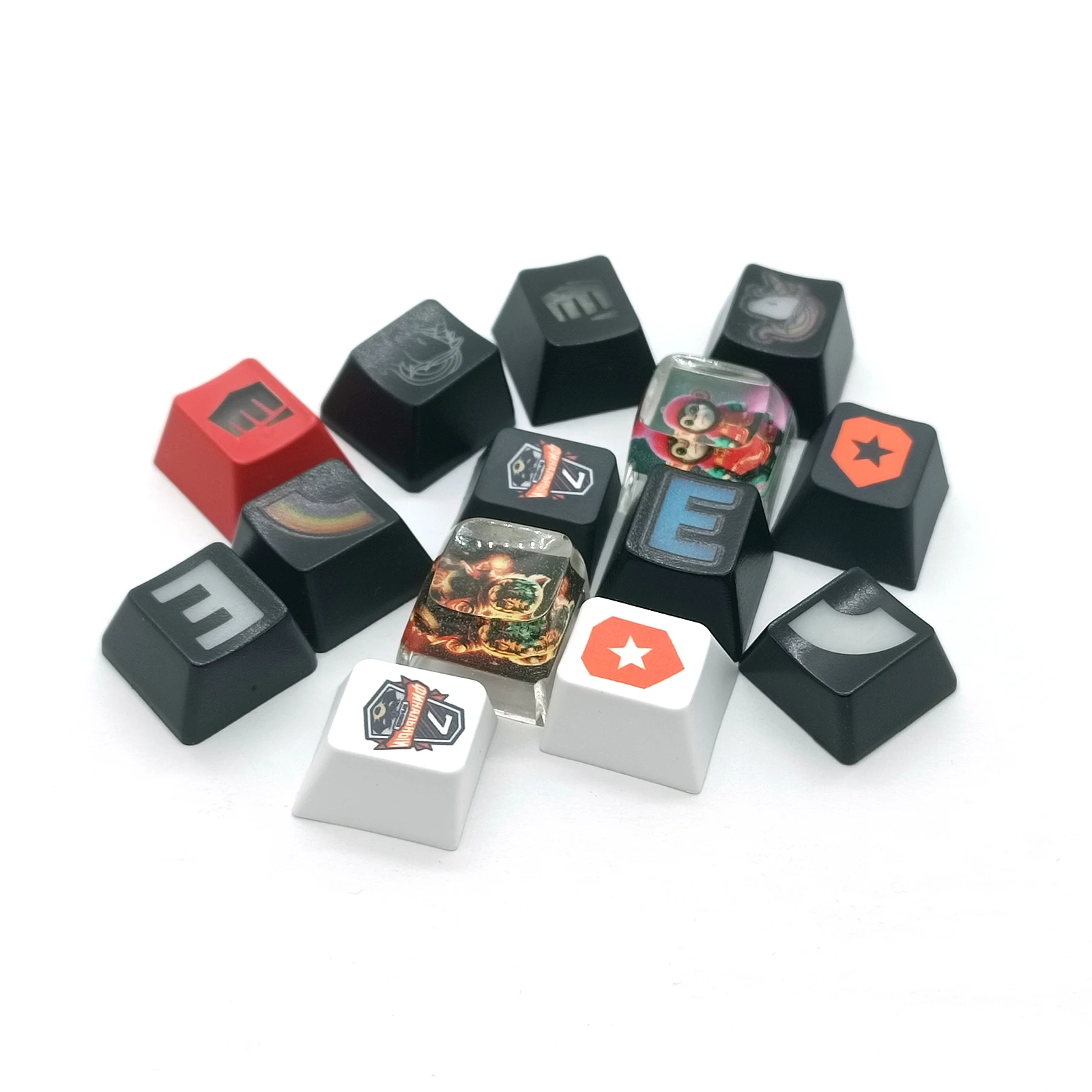 Personalized ESC Keys Custom 1U XDA/Cherry MX Patterned Translucent ...
