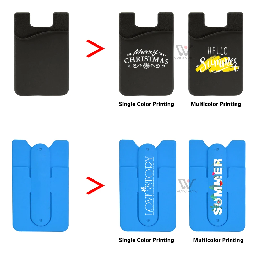 Eco-friendly Silicone Sticker Custom Color Custom Logo Mobile Phone ...