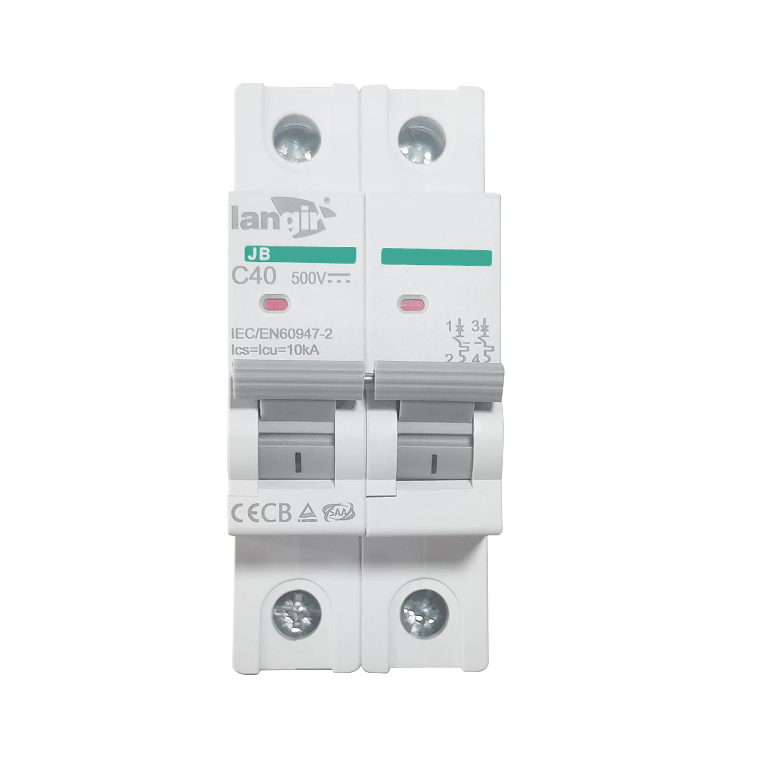 500 Voltage Mccb Dc Mccb 2P 125A 200A 250A for Solar System