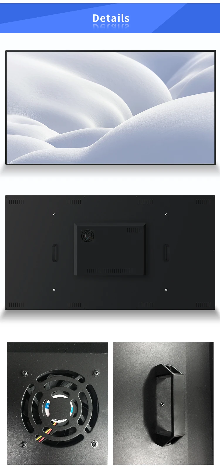 Indoor Leangle Lcd Hd Video Wall Splicing Screens 2x3 3x3 Lcd Video ...