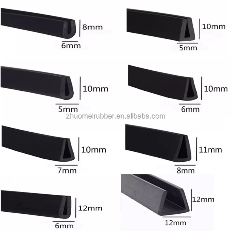 Epdm U Channel Strip,Extruded U Channel Profiles,Rubber Edge Trim - Buy ...