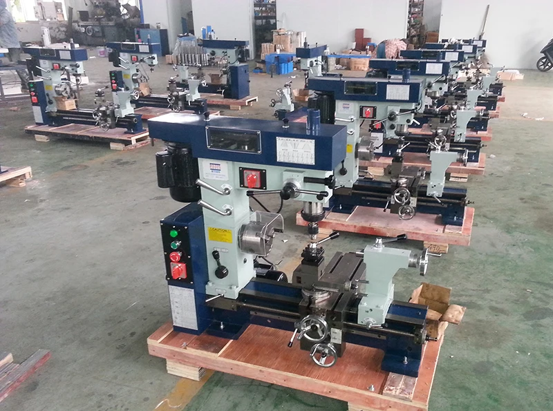 HQ500 Combined Mini Metal Lathe Machine - Easy to Operate