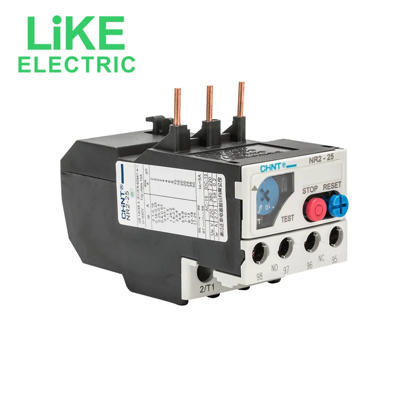 Chint Thermal Overload Relay NR2-25/Z 4-6A 240V 415V Thermal Overload Relay Ta 200A Motor ...
