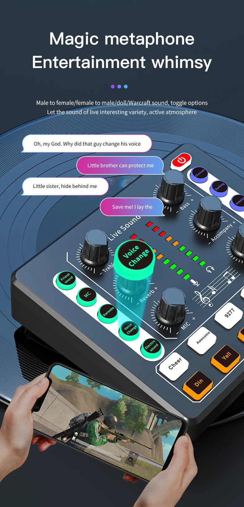 M8 Professional Live Sound Card - Enhance Your Broadcast