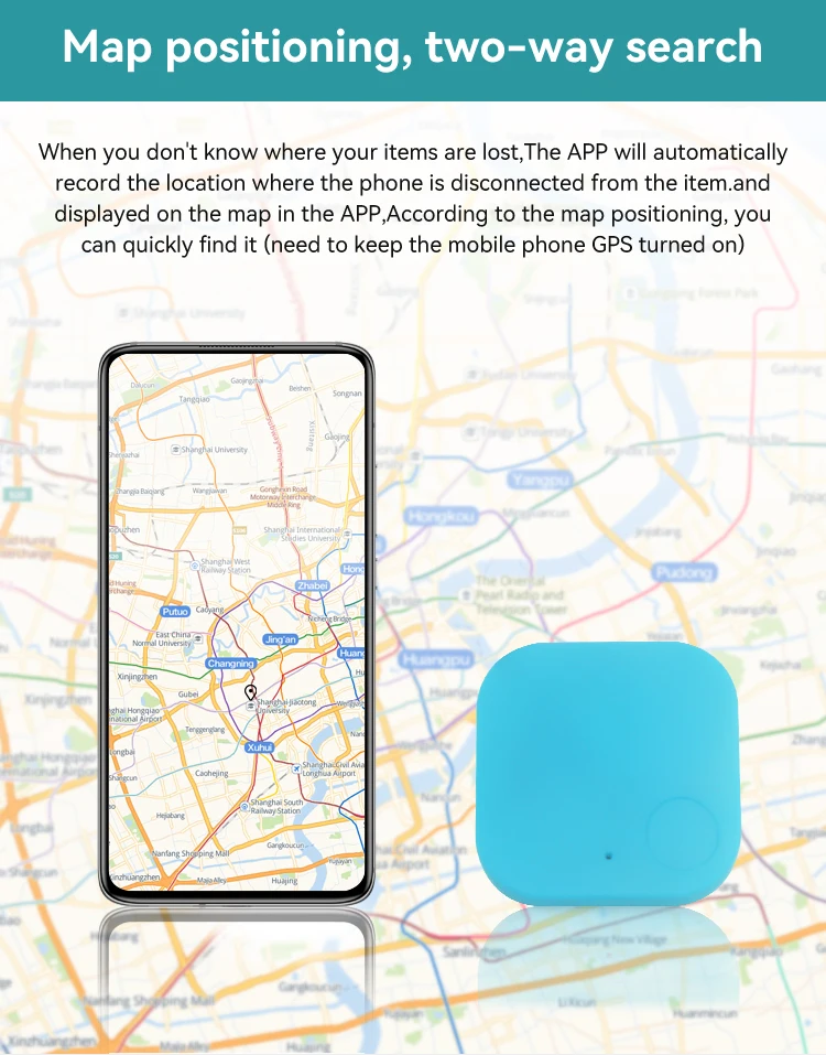 Smallest Smart BLE Key Finder Tracker Anti Lost Alarm