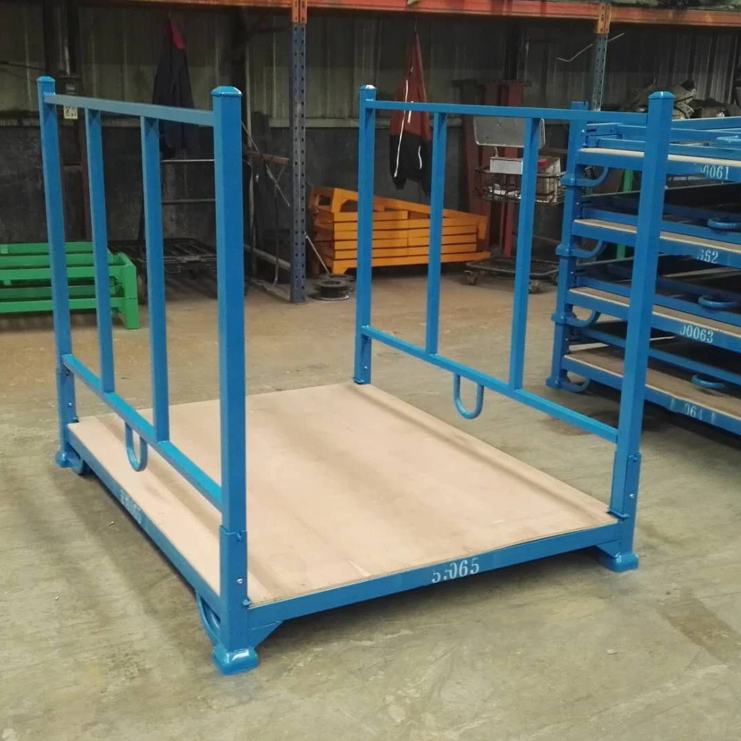 Adjustable Warehouse Steel Pallet Tyre Rack Tires Fold Storage Truck ...