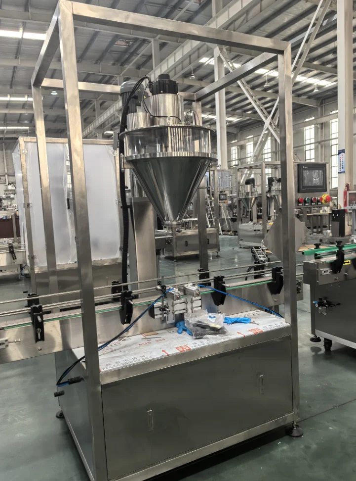 Whey Protein Milk Powder Packaging Machine Capping Line for Plastic ...