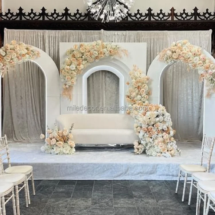 Customized Wedding Gate Decorations - Elegant PVC Backdrop