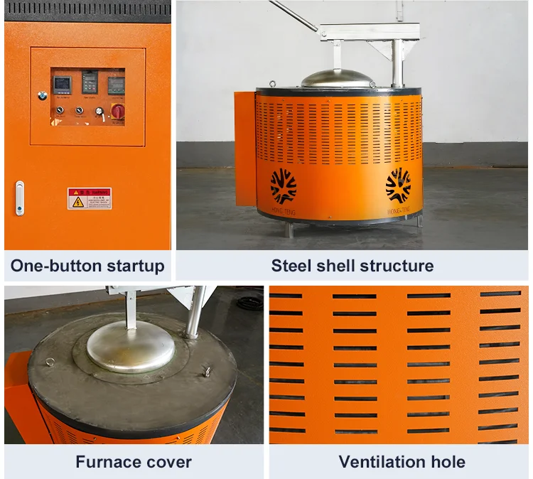 Lyjd Automatic Zinc Aluminium Ingot Induction Melting Furnace - Buy ...