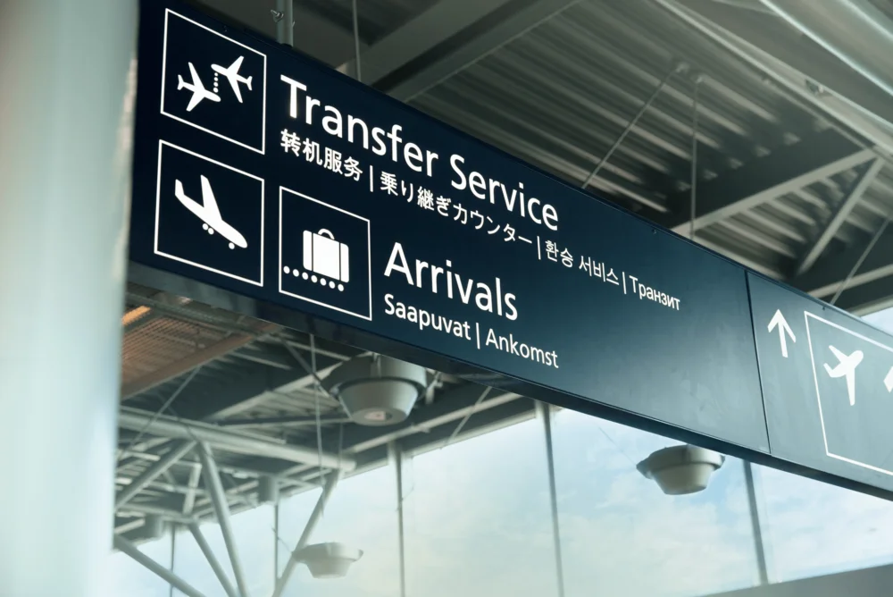 Custom Luminous Light Box Direction Sign for Airport & Mall