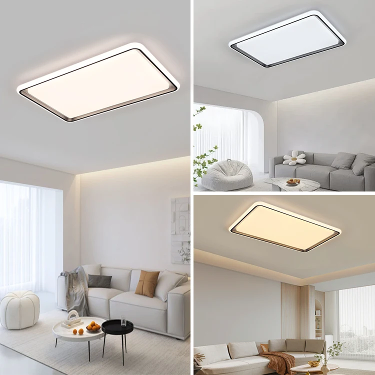 200w Large Rectangle Led Ceiling Lights Aluminum Led Panel Ceiling Lamp ...