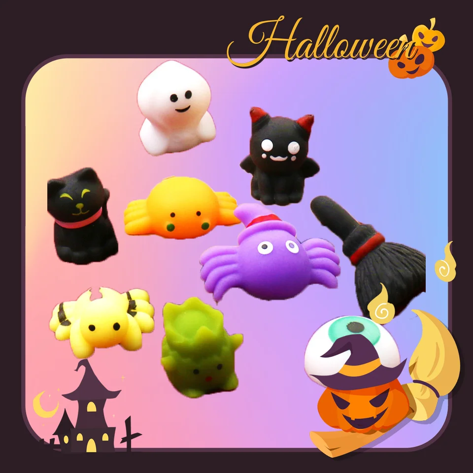Cross Border Explosive Squishy Decompression Toy Halloween Pumpkin ...