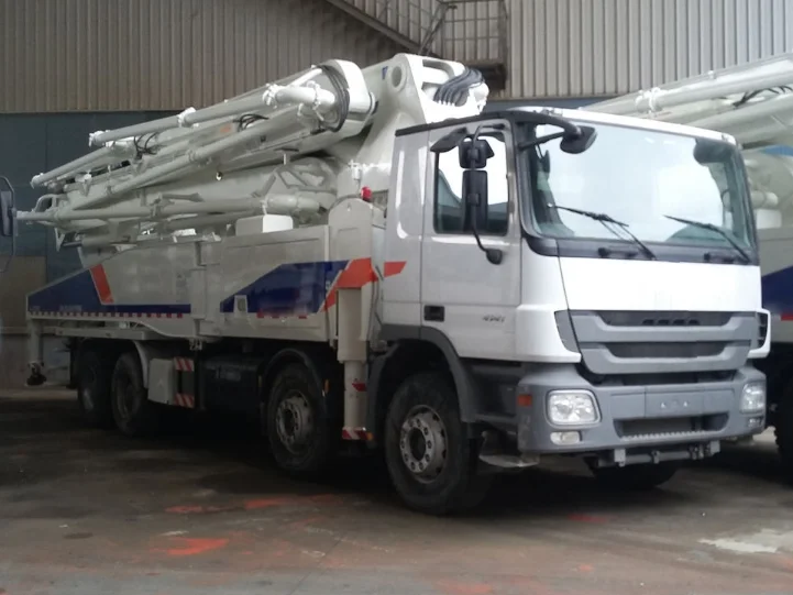 56m Heavy Duty Concrete Truck Mounted Pump 56X-6RZ Four-axles in Stock ...