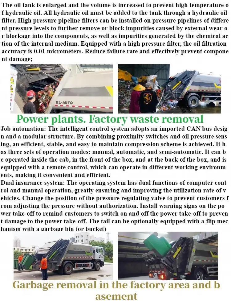 Dongfeng 18t Cummins Engine Compressed Garbage Truck Prices Can Be ...