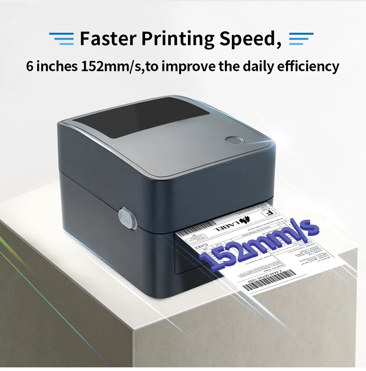 Xprinter XP-410B 4 Inch Portable Receipt Bar Code Printer