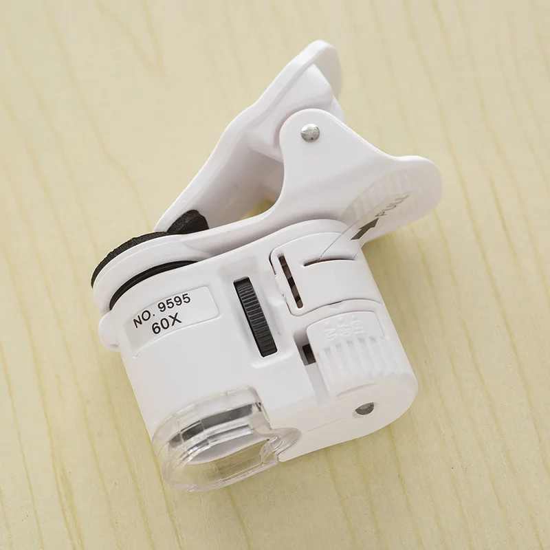 Universal Clip Microscope LED 60X - Jewelry Detecting Tool