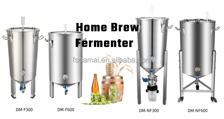 30L Stainless Steel 304 Conical Fermentor with Chiller for Home Brewing ...