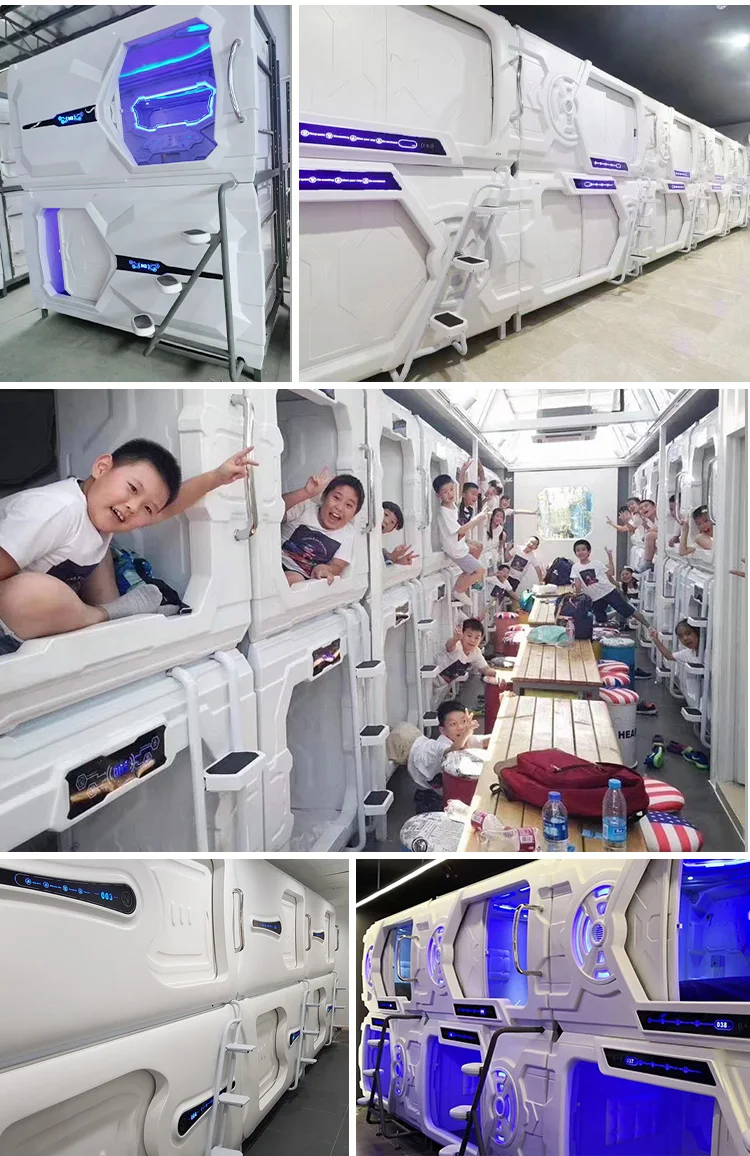 Space Save Sleeping Pods Bunk Bed Capsule Hotel Beds for Sale