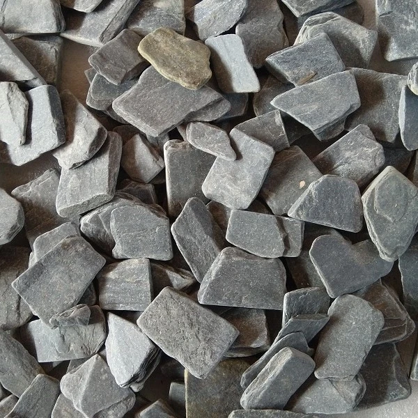 Jak Black Slate Crushed Stone for Landscaping & Decoration - OEM