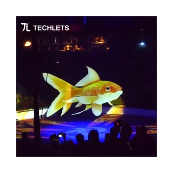 Transparent Holographic Mesh Projector Screen 3d Hologram Projection ...
