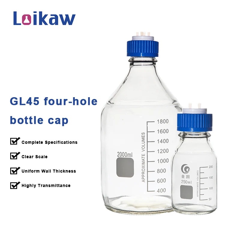 Loikaw 500ML HPLC Reagent Bottle - High Borosilicate Glass