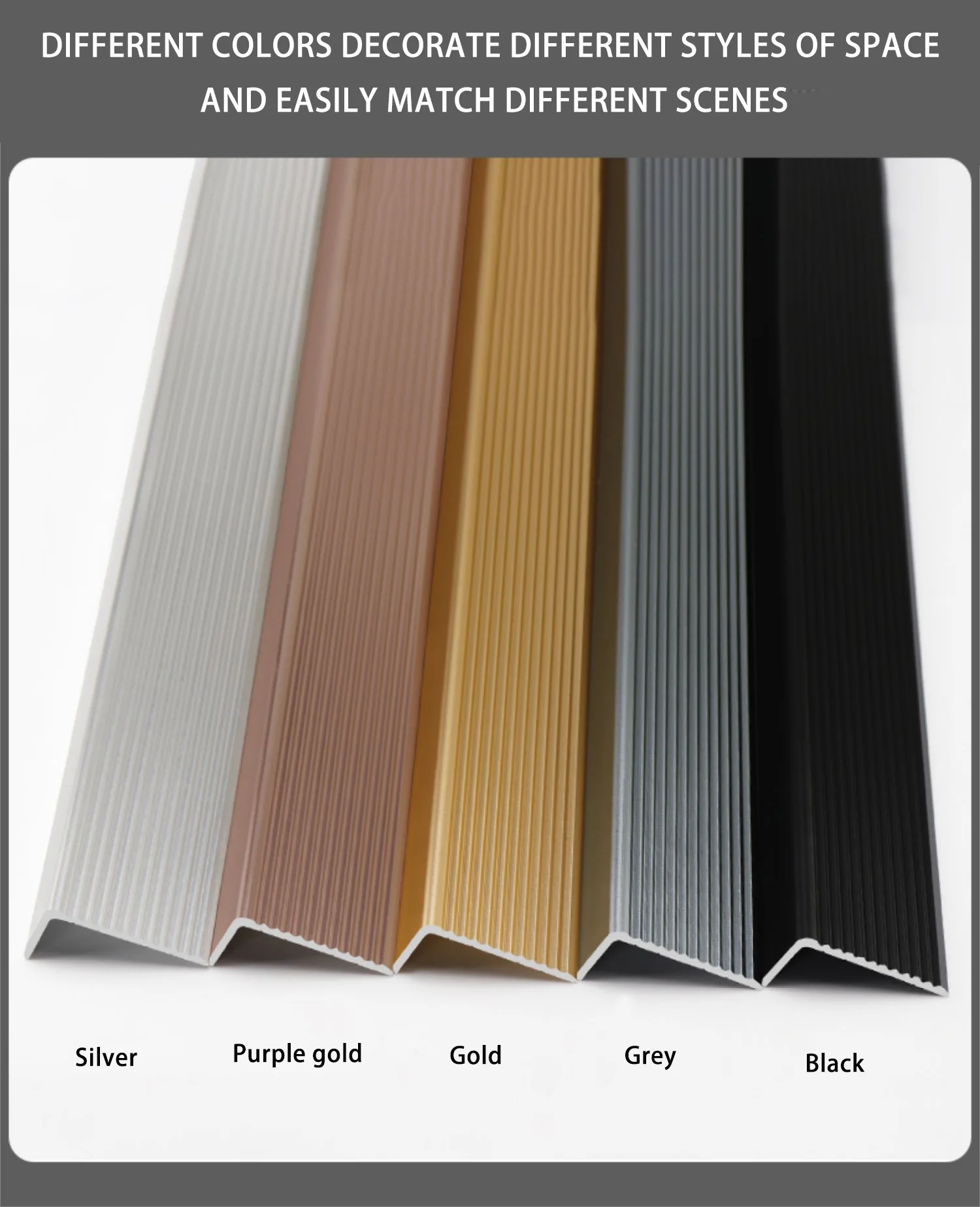 L Shape Profile Decorative Ceramic Border Tile Trim