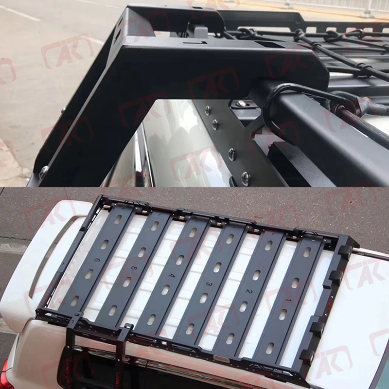 Promotion Steel Luggage Carrier Roof Rack With Ladder For Toyota Prado ...