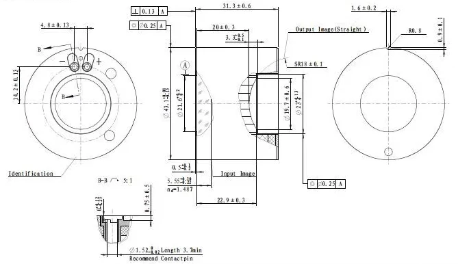 Lindu Optics MX-10130 Image Intensifier Tubes for PVS7 Goggles
