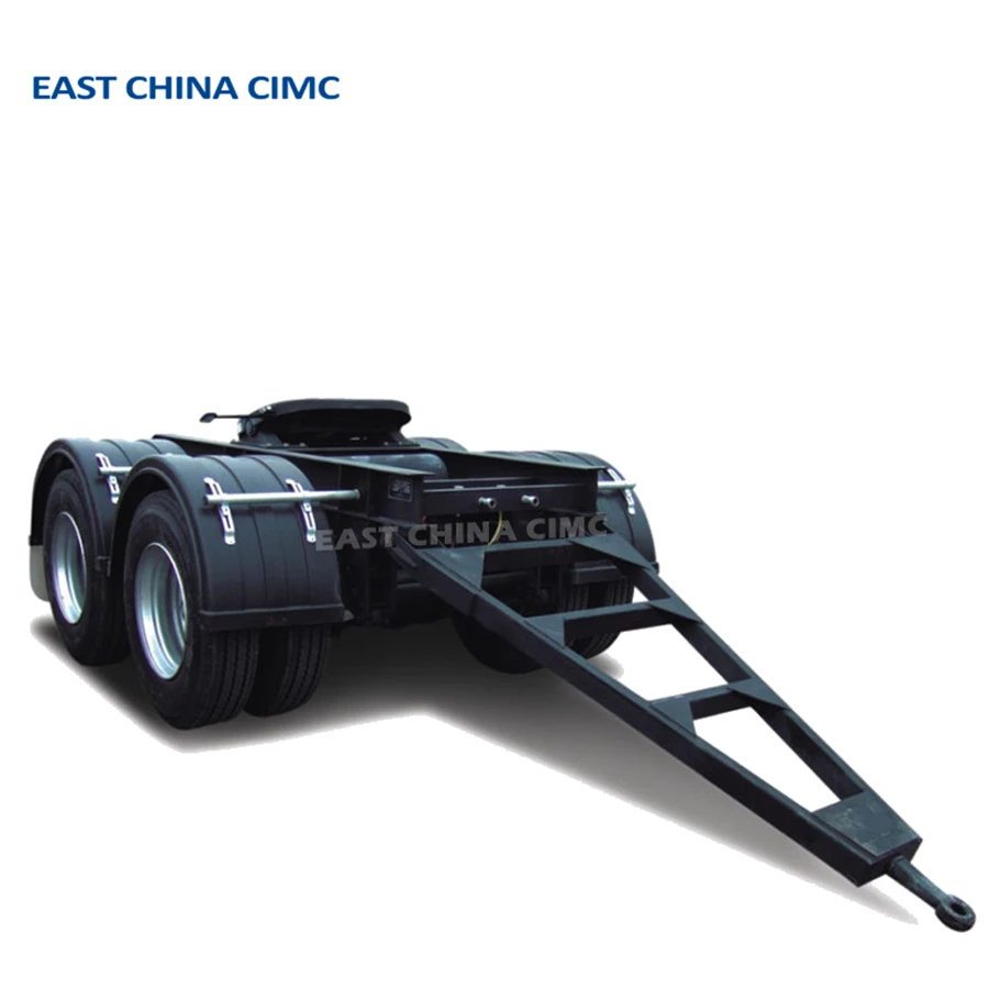 Dolly Trailer With Drawbar Trailer For Equipment Container Trailer With ...