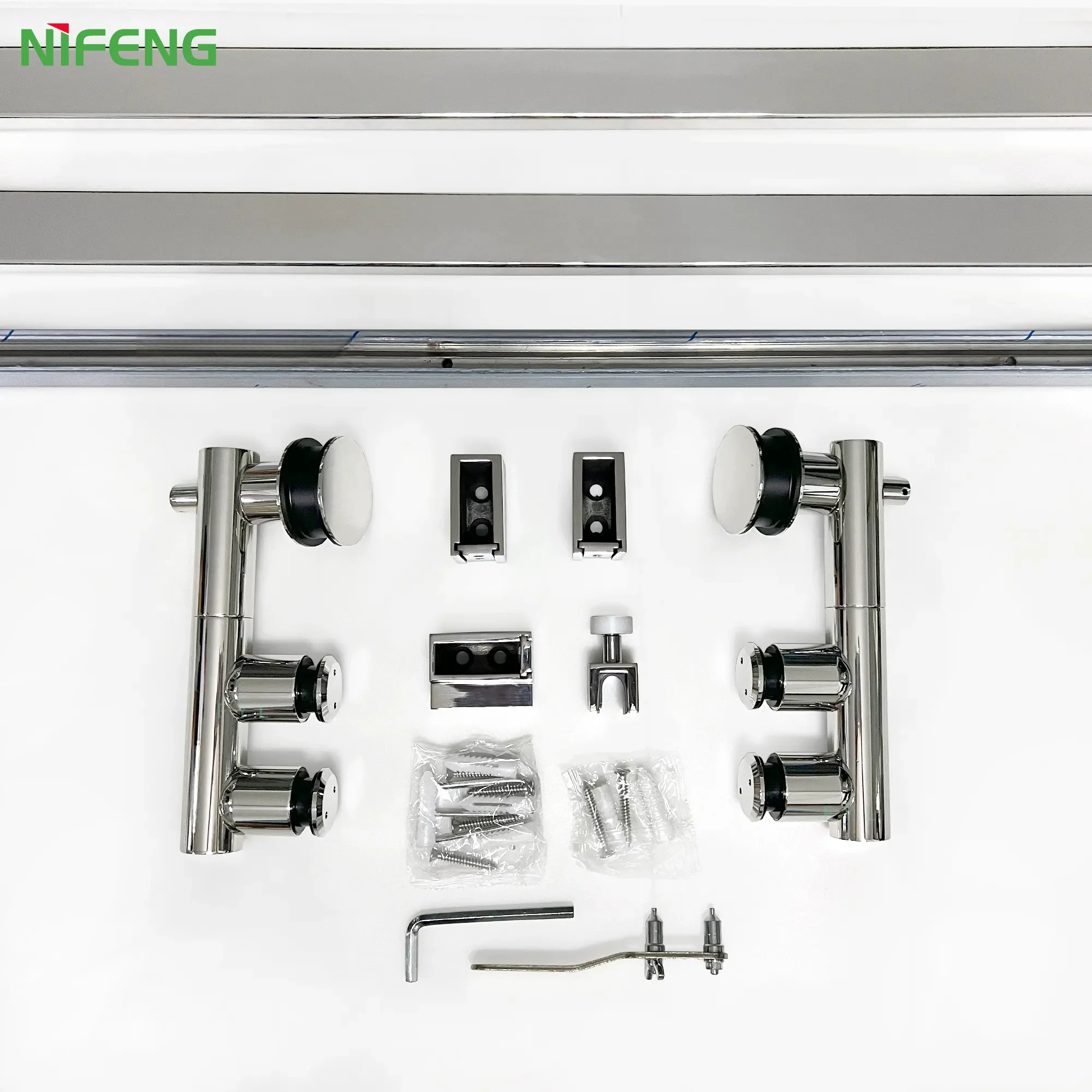 New Style Shower Frameless Sliding Door Systems Corner Sliding System ...