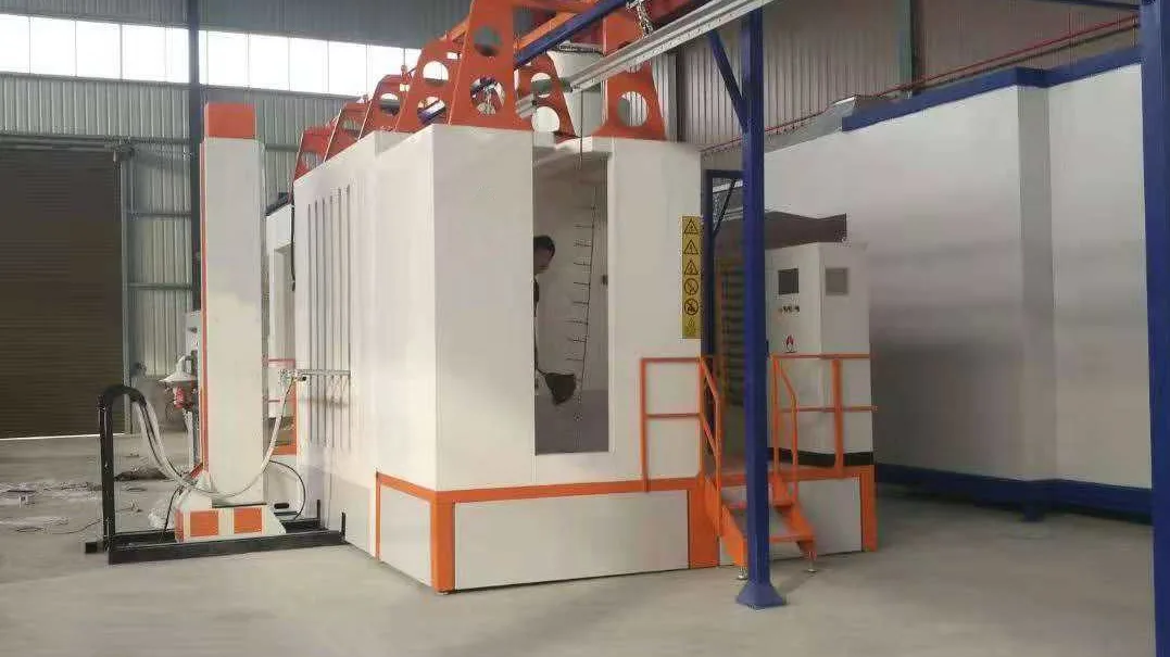 Clear Electrostatic Automated Powder Painting Coating Spray Cyclone ...