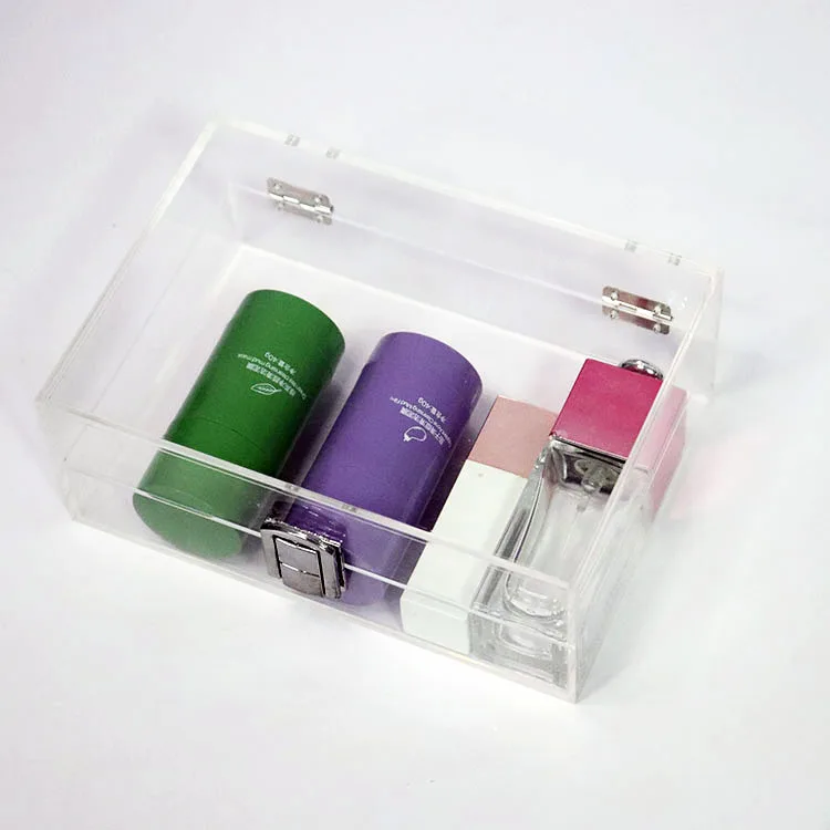 High Quality Acrylic Transparent Storage Box With Lock For Daily ...