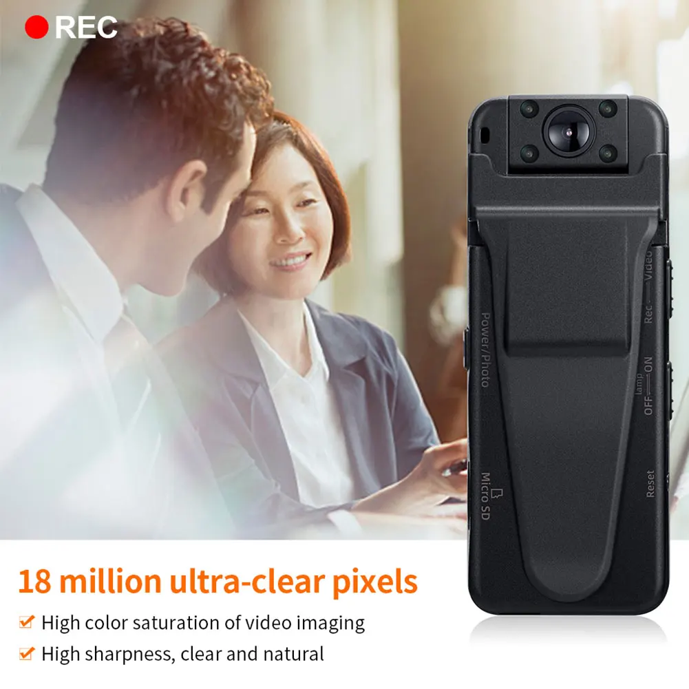 A8Z Digital Mini Mounted Cam Full HD 1080P 4PCS IR Night Vision Light ...