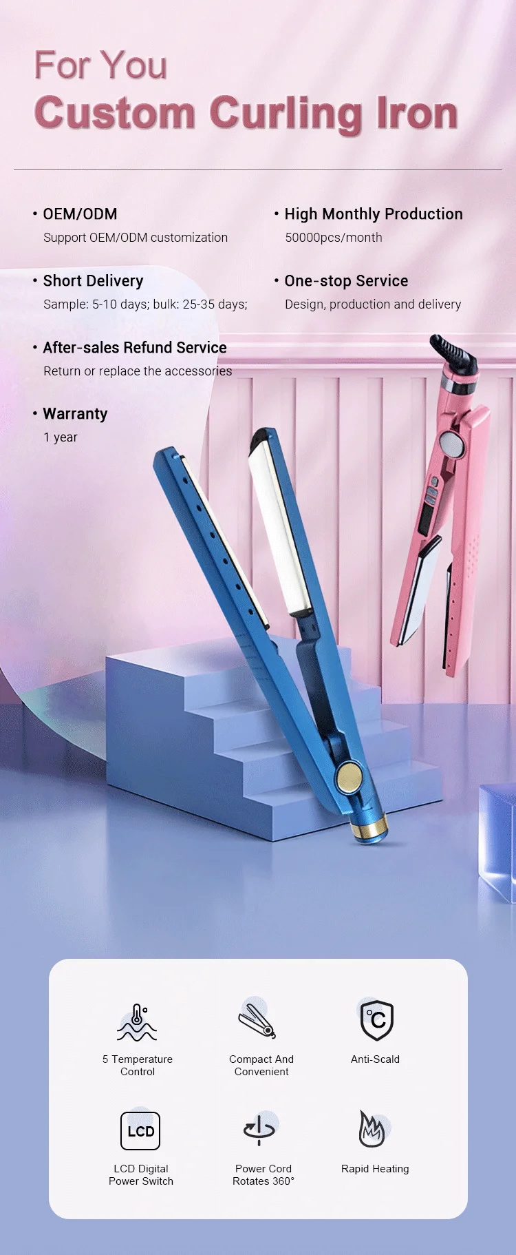 Custom Styler Tool Eap Heat Alisador De Cabelo Stijltang Hair ...