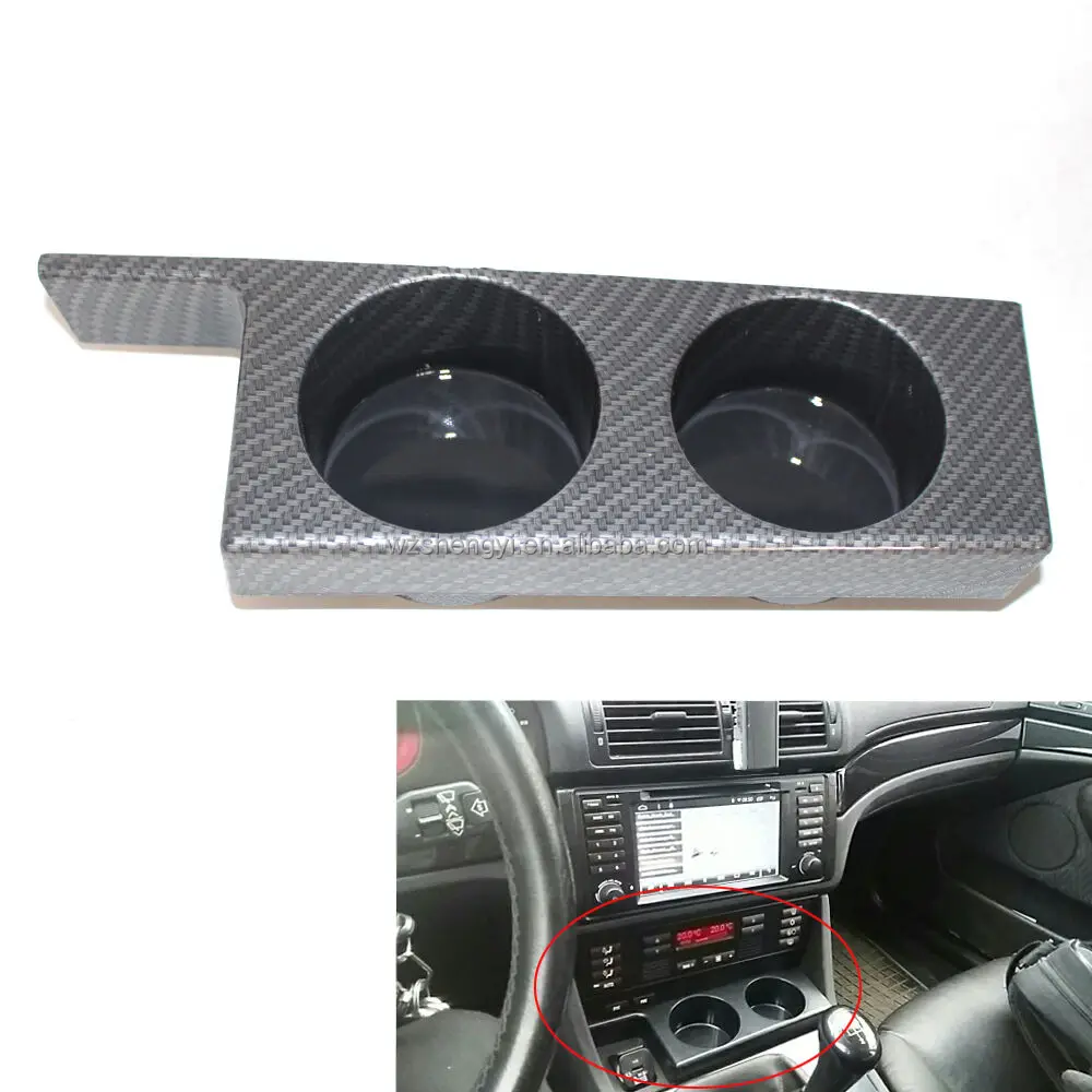 1997-2004 Lhd Car Carbon Fiber Color Front Drink Cup Holder For Bmw E39 ...