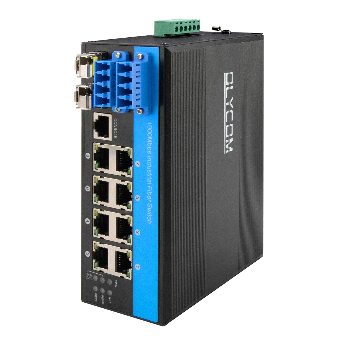 8 Port Poe 2.5g Sfp Fiber Gigabit Ethernet Ring Managed Fiber Bypass ...