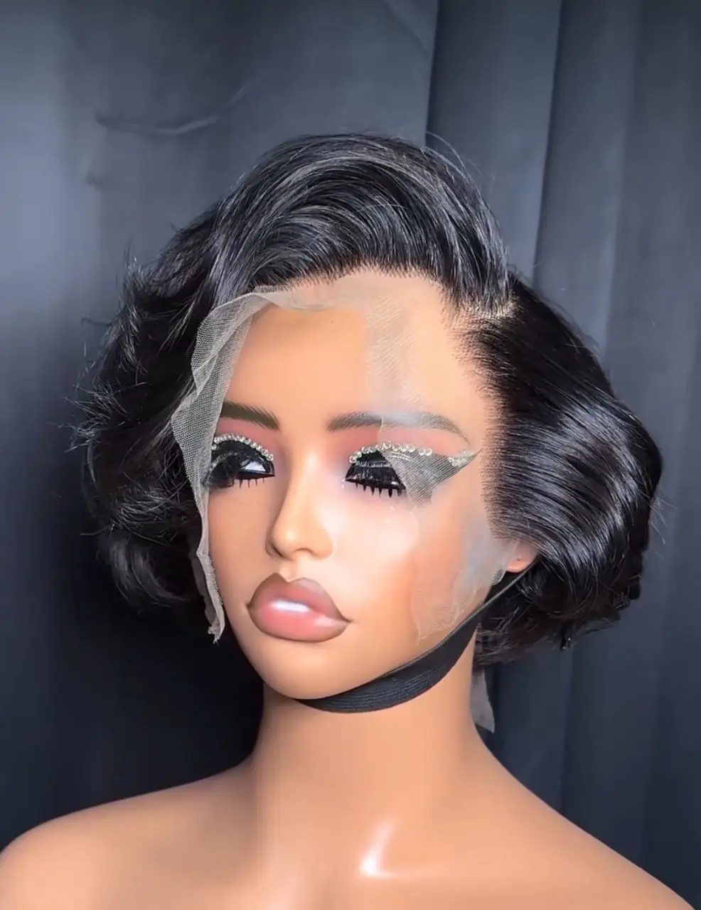 Ms Mary Curly Lace Front Wig, 10A Grade Pre Plucked 10-26 Inch 13x4 ...