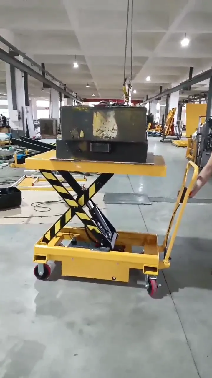 Pallet Truck Forklift Semi Electric Lift Table 300kg 500kg 950mm 1600mm ...