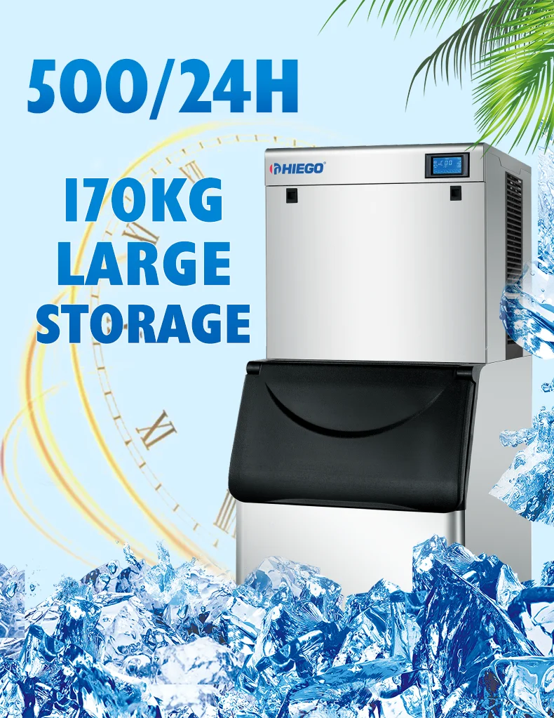 High Quality Ice Cube Maker Machine - 500kg/day Industrial