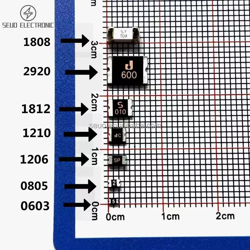 Seuo Good Selling Pptc 2920 1812 1206 0805 0.05a-2a Pptc Self-recovery ...