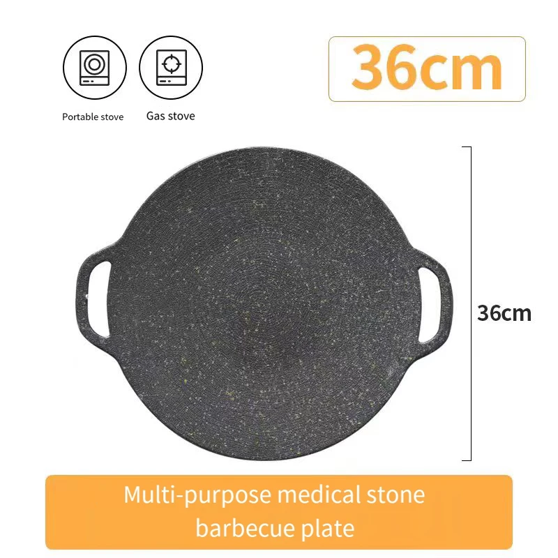 Wholesale Price Cast Aluminum Bbq Grill Pan Outdoor Camping Non Stick Roasting Pan Grill Pan 