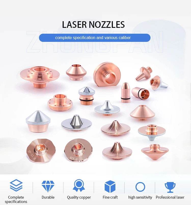 D28-A Single Layer Laser Nozzles for Precitec Empower Raytools CNC ...