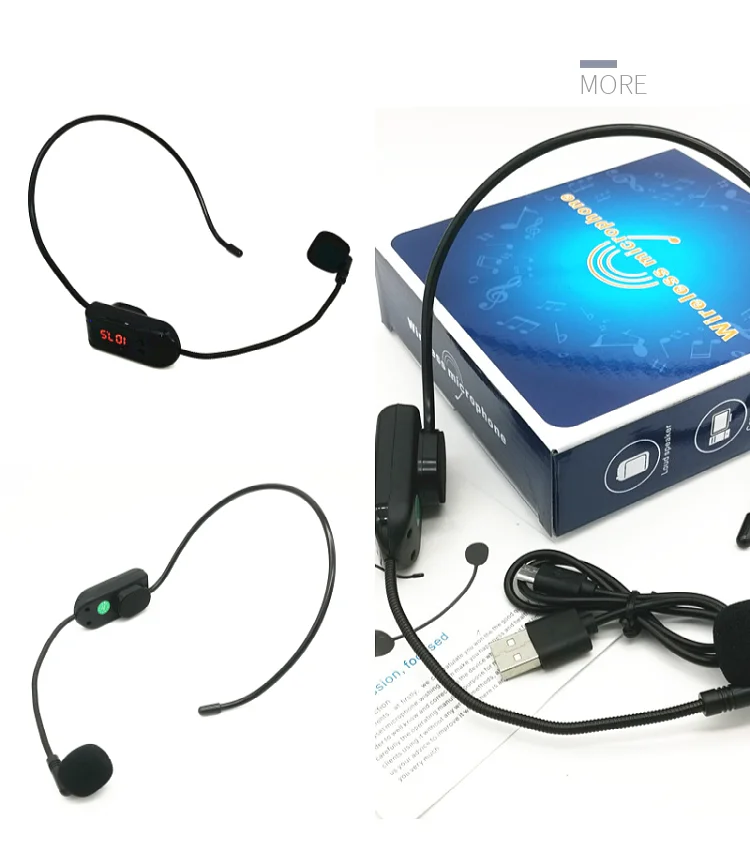 Fm Wireless Microphone Headset For Churches Headset Microphone ...